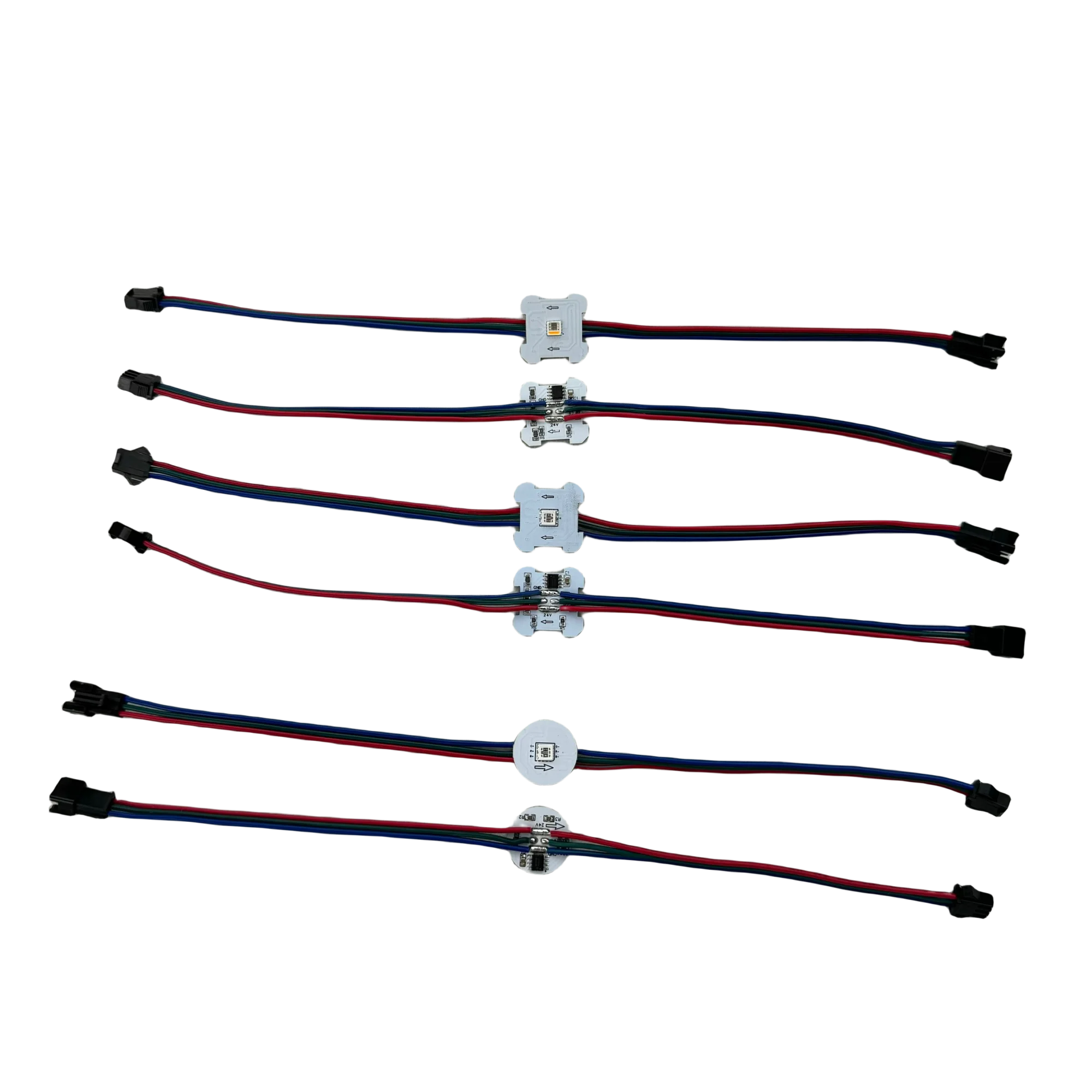 DC24V 1W SM16703 RGB/1.2W TM1814 RGBW Addressable Full Color SPI Pixel ...