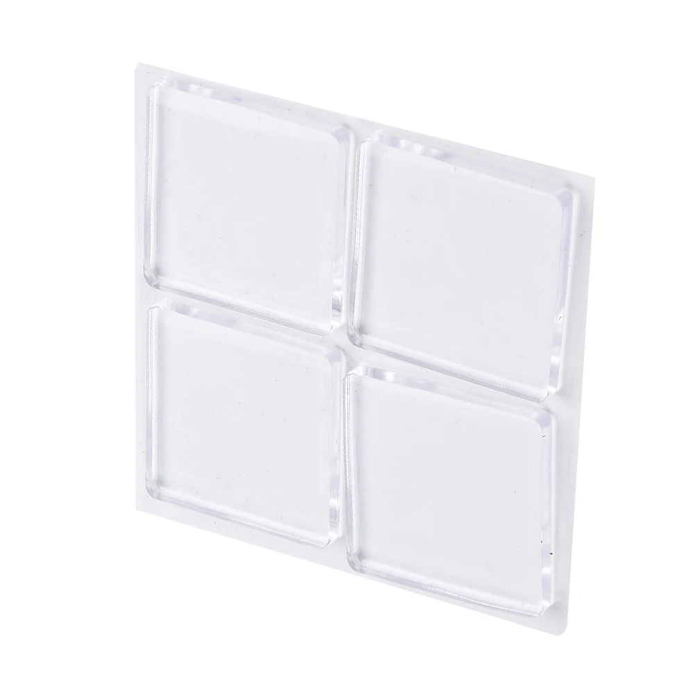 4pcs-set-Silicone-Non-slip-Transparent-Mat-Washed-Repeatedly-Anti ...