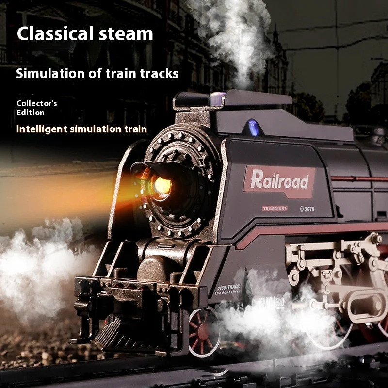 Simulated-Steam-Electric-Track-Audio-Visual-Interactive-Train-Model-Toy ...