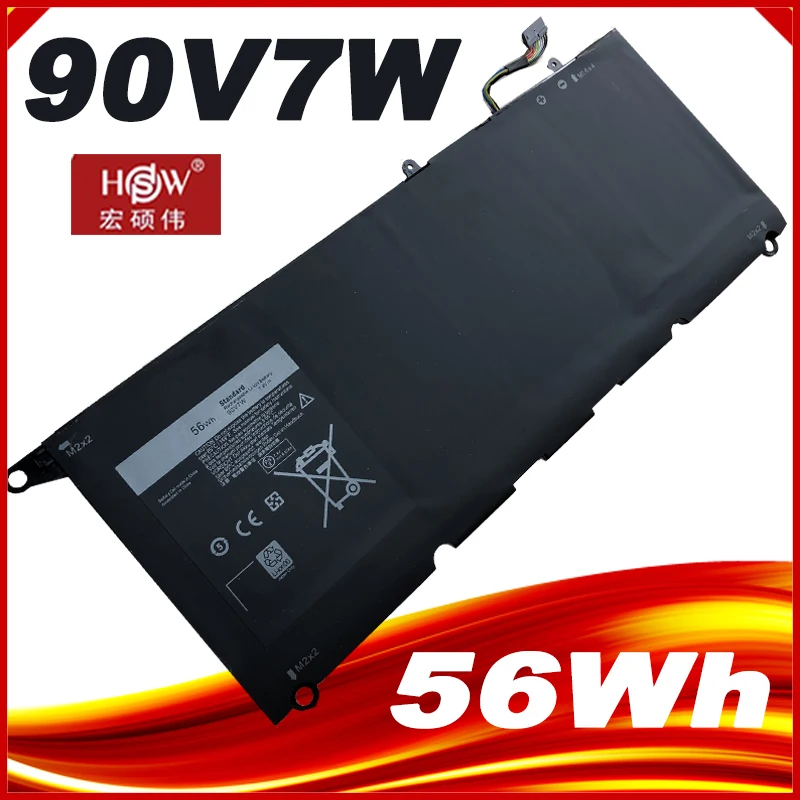 Batería de 7,6 V 56WH 90V7W JHXPY JD25G 090V7W para ordenador portátil ...