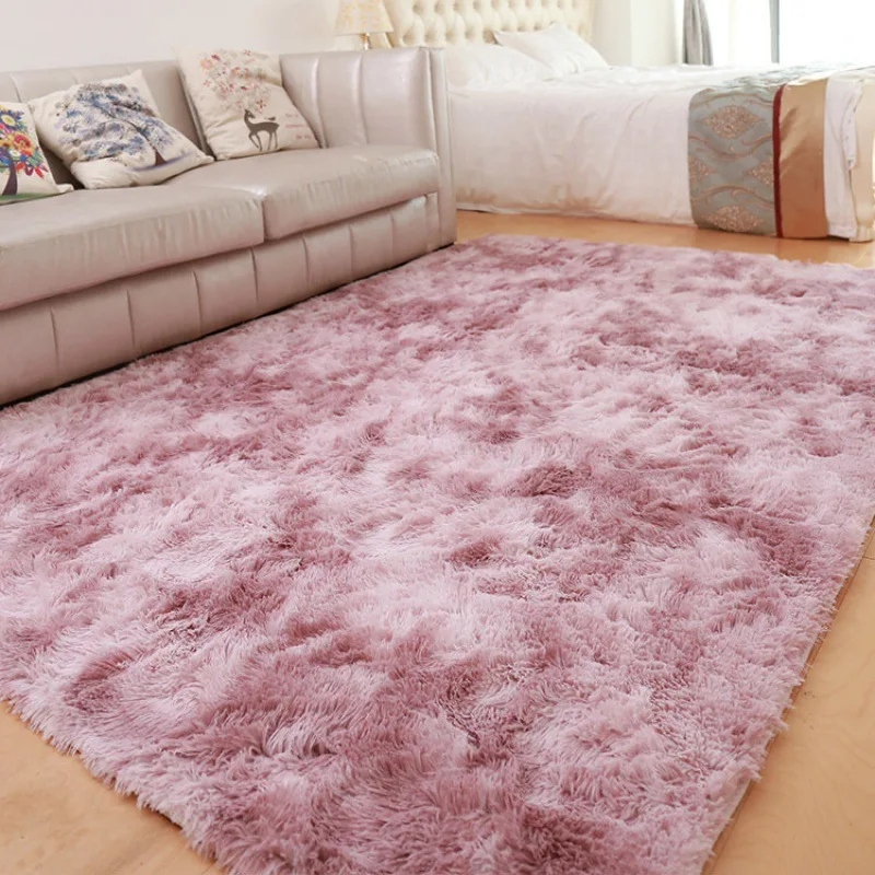 Nordic-long-hair-bedroom-carpet-living-room-is-covered-with-modern ...