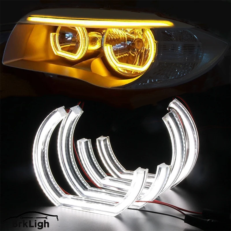 LED Angel Eyes For BMW E92 E90 E60 F30 F31 E82 F10 F13 Car Lights ...