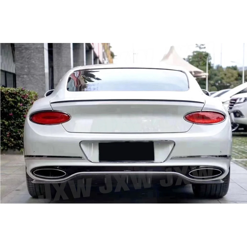 Carbon Fiber Rear Bumper Lip Diffuser Splitters Spoiler for Bentley ...