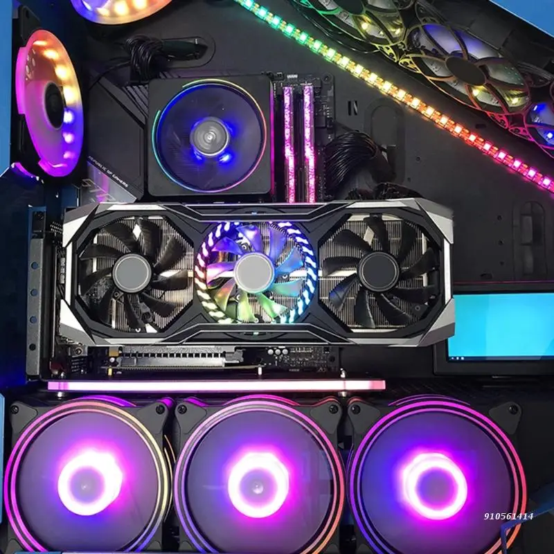 Graphics Card Vertical Holder Computer PCIe 3.0 Vertically GPU Bracket ...