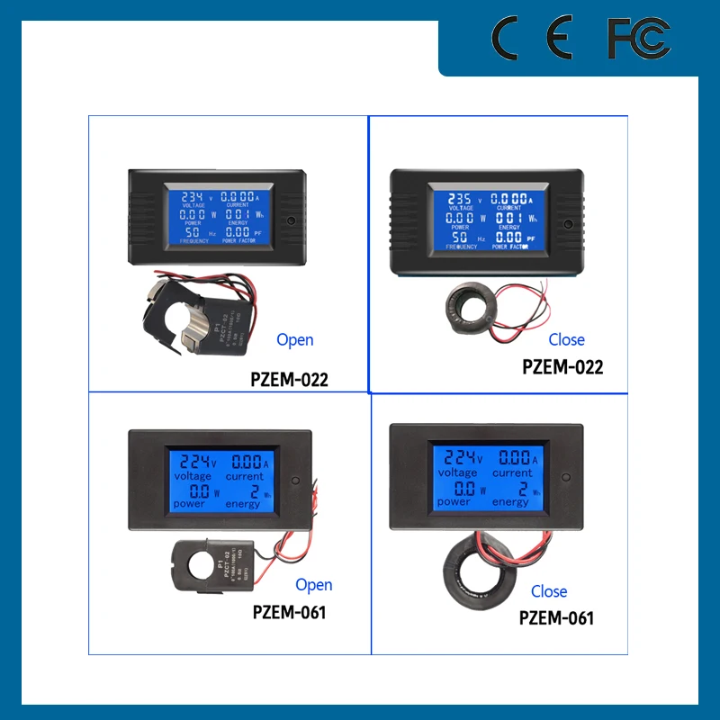 AC 80 260V 0 100A Digital Voltmeter PZEM 022 PZEM 061 Power Energy ...