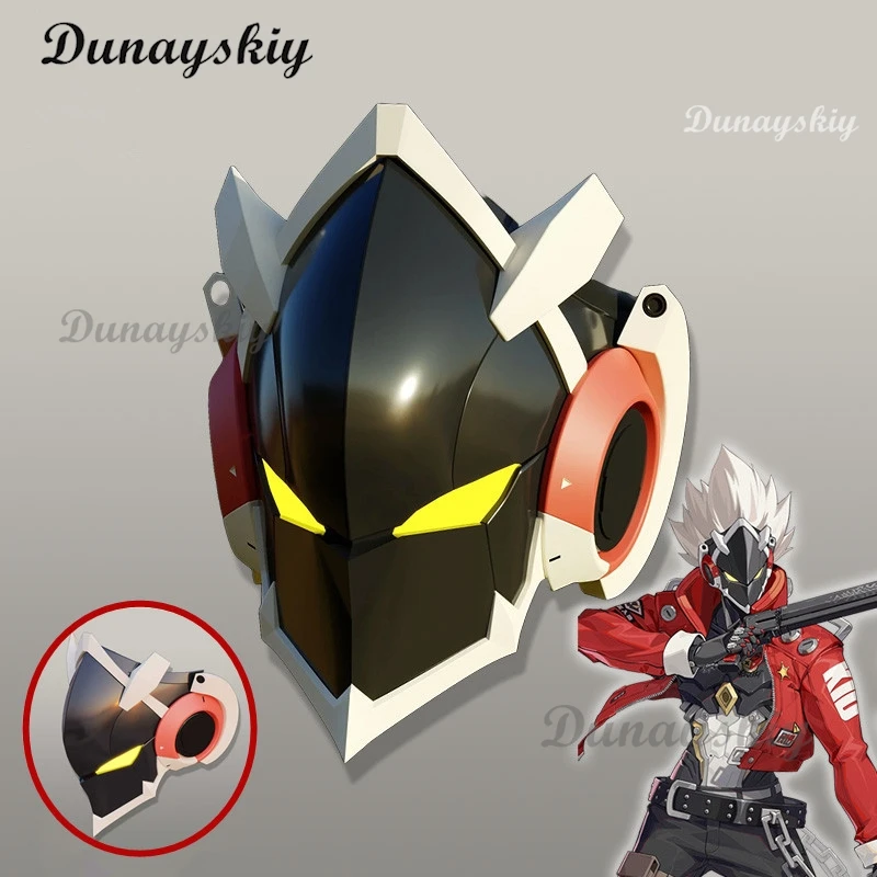Game-Zenless-Zone-Zero-Billy-Kid-Cosplay-Mask-Luminous-Face-Shield-3D ...
