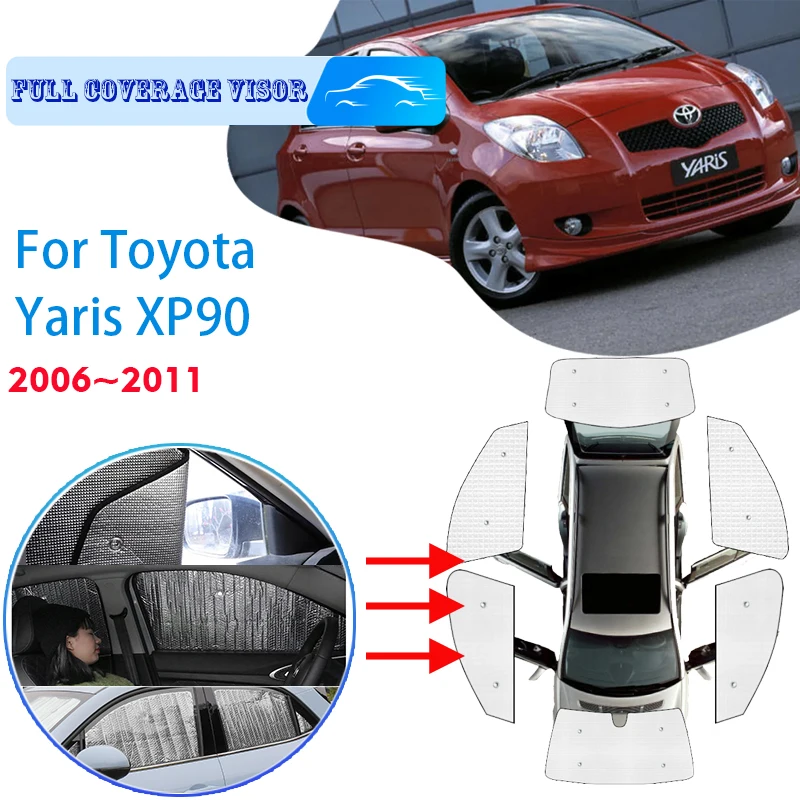 For-Toyota-Vitz-Yaris-XP90-2006-2011-2009-Car-Window-Windshield ...