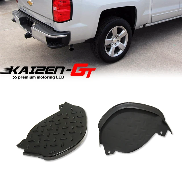 2020 Silverado 2500 Rear Bumper Chrome Rear Bumper With Corner Steps ...