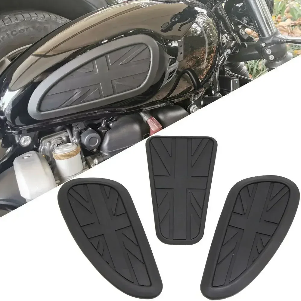 Universal Motorcycle Anti-slip Tank Pads Fuel Gas Knee Grip Traction ...