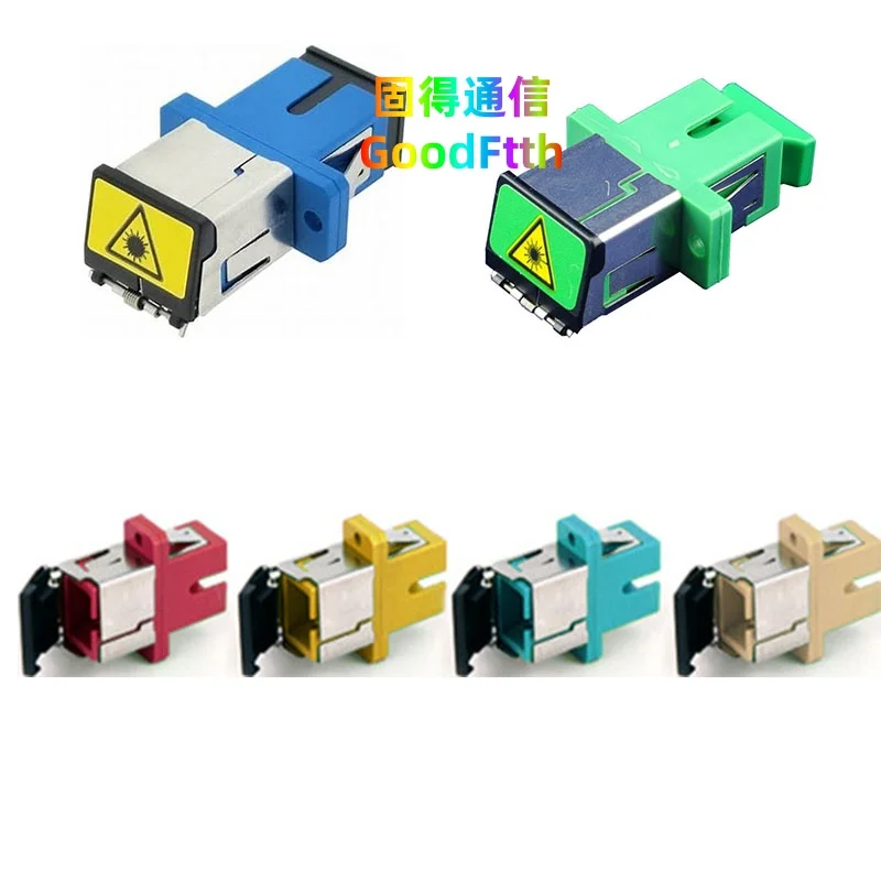 Fiber-Adapters-SC-SC-Simplex-Adaptors-with-Shutter-Zirconia-Sleeve-Premium-Loss-Couplers ...