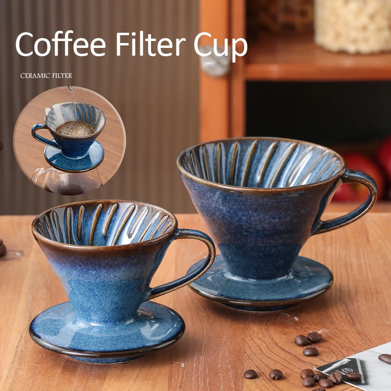 Ceramic-V-Shaped-Conical-Coffee-Filter-Cup-Heat-resistant-Brewing ...