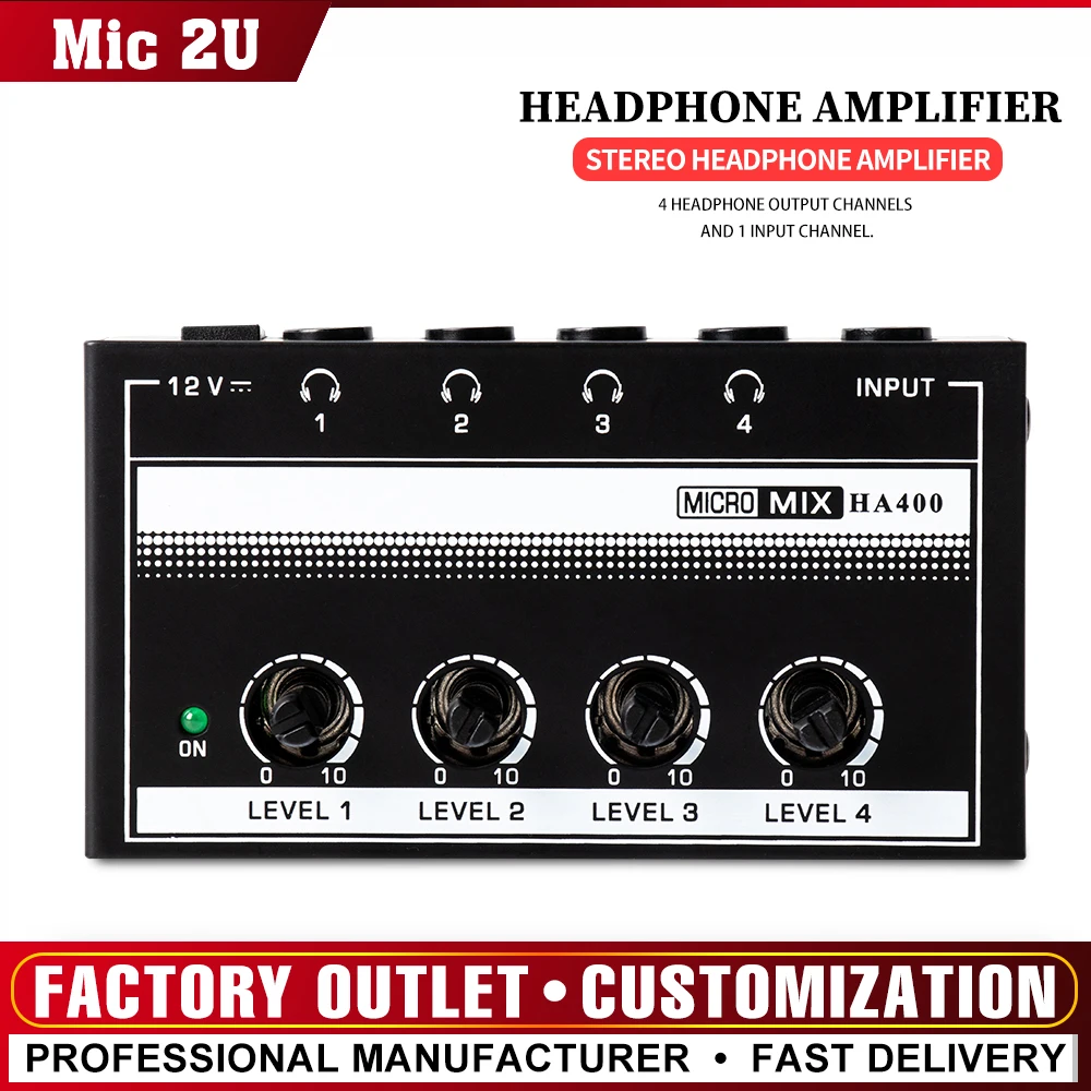 Mic-2U-HA400-Ultra-Compact-Audio-Amplifier-4-Channels-Mini-Stereo ...