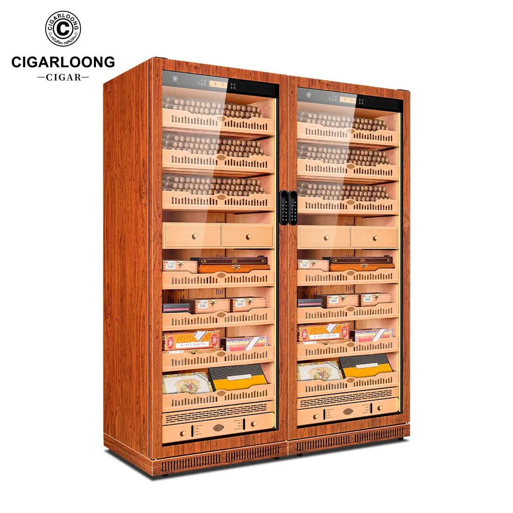 Stainless-Steel-Cigar-Humidor-Cabinet-Temperature-Control ...