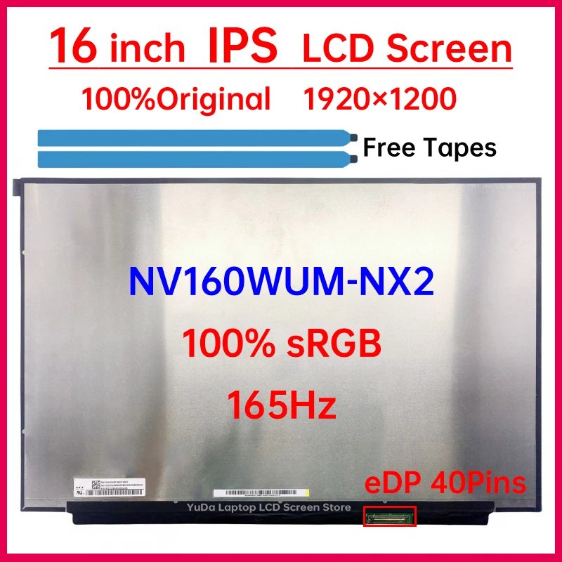 16-Inch-165Hz-Laptop-LCD-Screen-NV160WUM-NX2-NV160WUM-NX2-Display ...