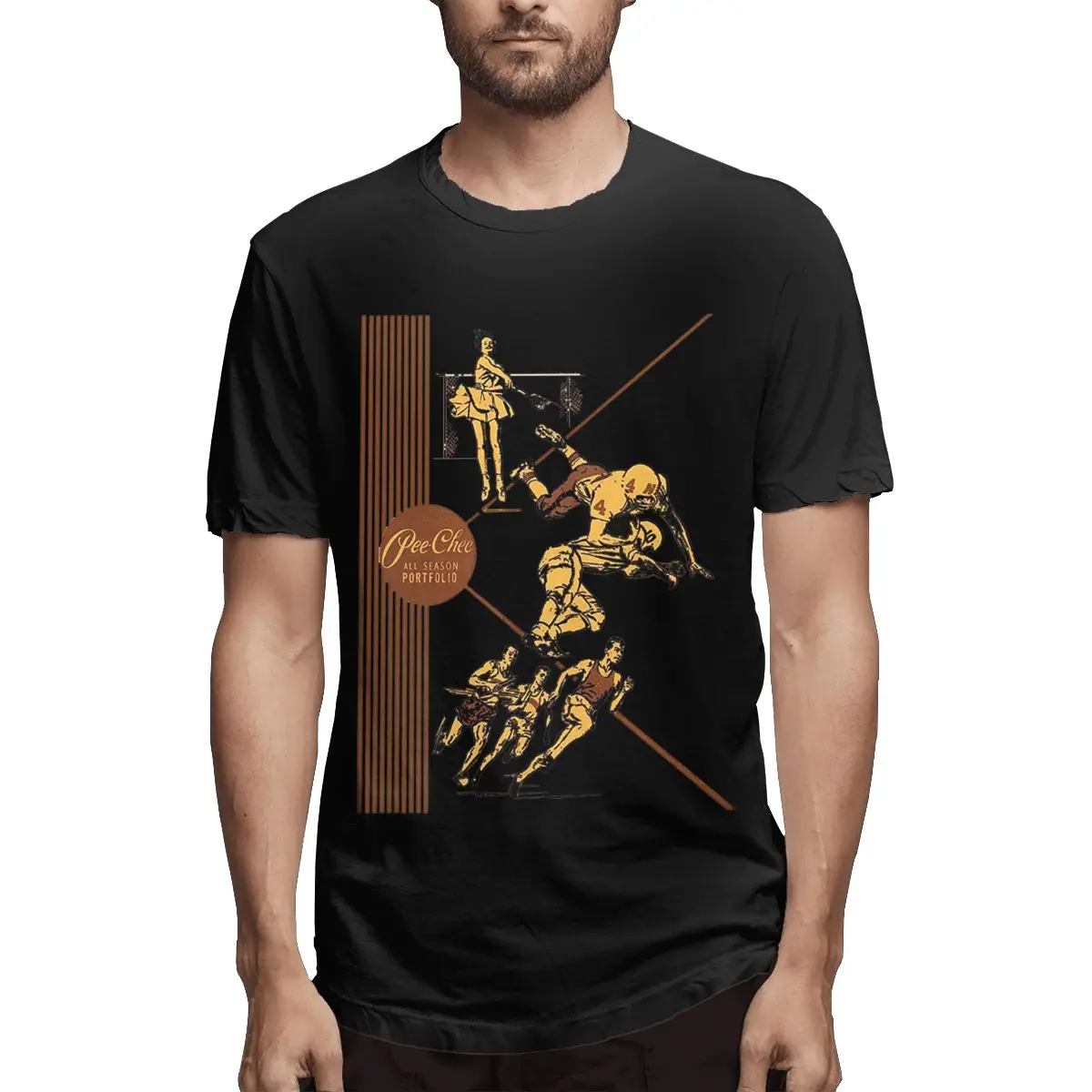 Vintage-Pee-Chee-Men-s-Classic-Short-Sleeve-Tee-Shirts-Cotton-T-shirt ...