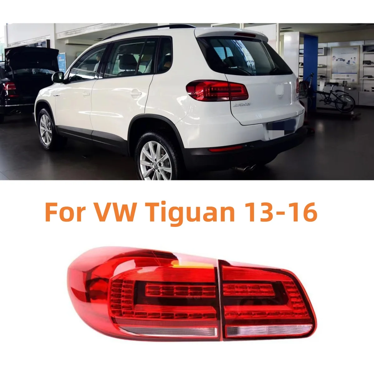 For-VW-Tiguan-2013-2014-2015-2016-Taillight-assembly-auto-parts-LED ...
