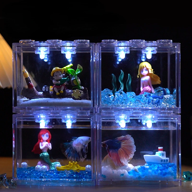Betta-Tank-Creative-Multifunctional-Building-Blocks-Fish-Desktop ...
