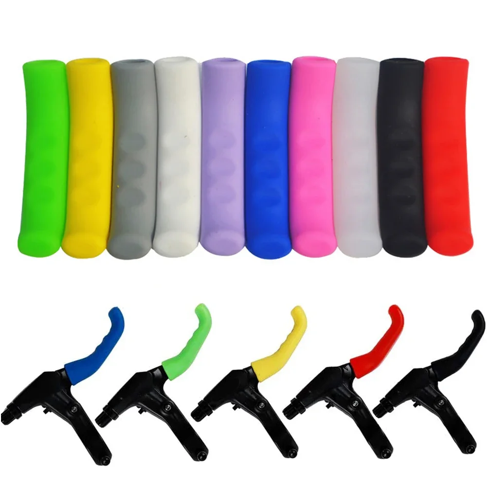 1Pair-Bicycle-Bike-Brake-Handle-Cover-Silicone-Sleeve-Bike-Brake-Lever ...