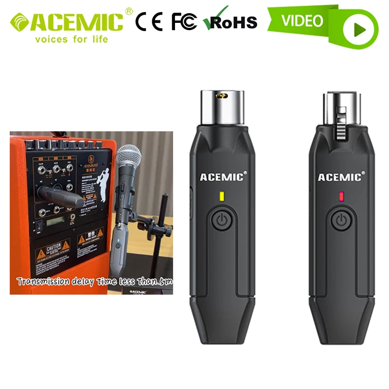 Wireless-Microphone-Adapter-Converter-Connector-XLR-System-Transmitter ...