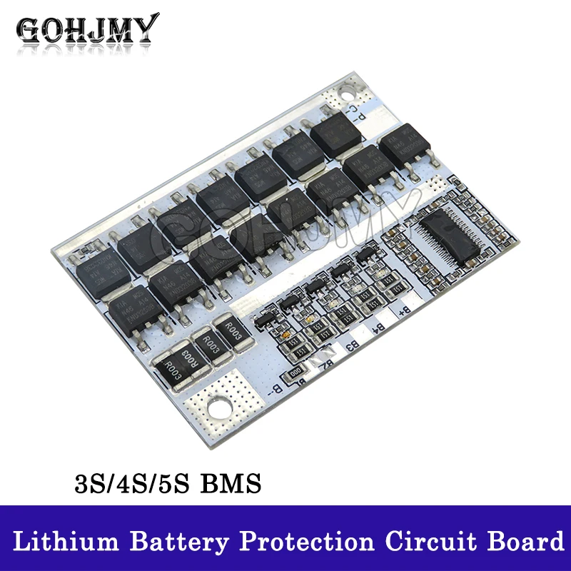 3S/4S/5S BMS 12V 16.8V 21V 3.7V 5S 100A Li-ion Lmo Ternary Lithium ...