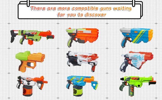 Nerf Rival Geneice Recambio De 50 Discos Para Nerf Vortex Blaster ...