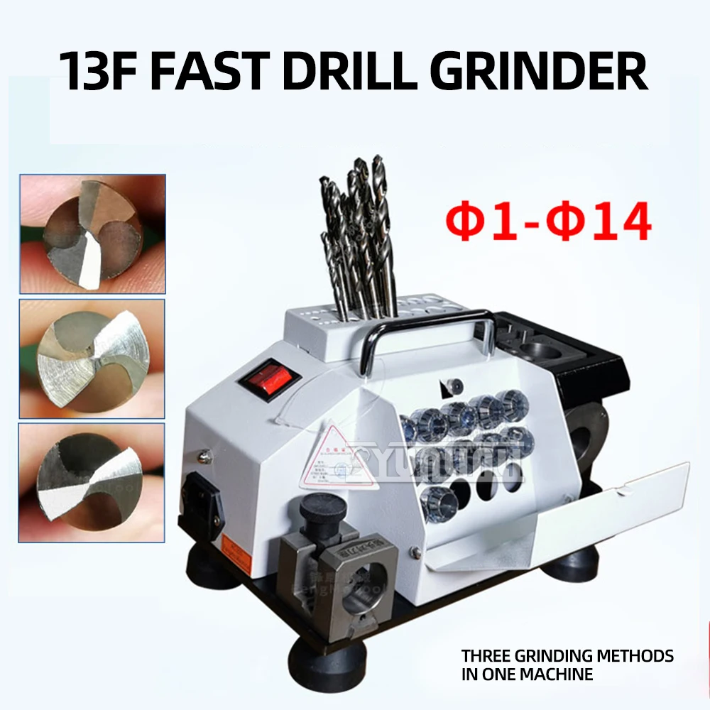 1-14mm Twist Drill Bit Grinder Small Drill Sharpener Machine Drill ...