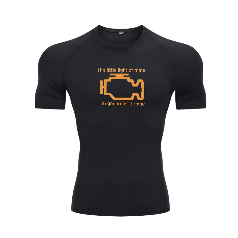 Check-Engine-Let-It-Shine-Mechanic-T-Shirts-Men-Premium-Cotton-Awesome ...