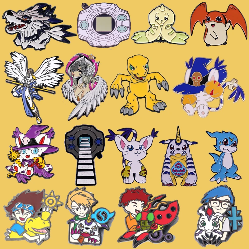 Japanese-Classic-Anime-Digimon-Enamel-Pins-Brooches-for-Women-Men-Lapel ...