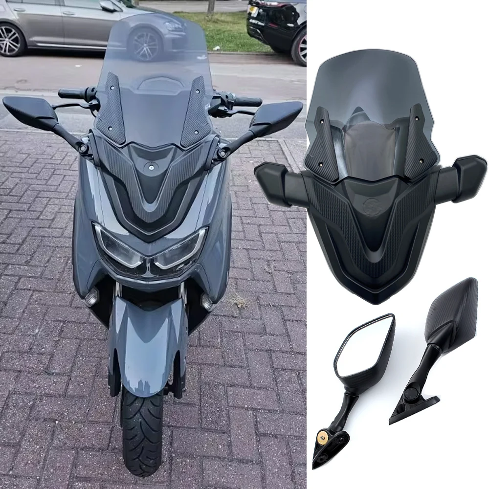 Parabrisas-con-espejo-retrovisor-para-motocicleta-accesorios-para ...