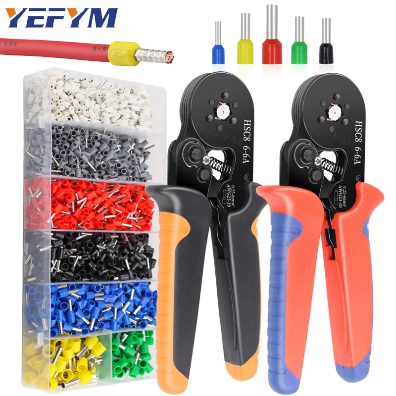 Wire Ferrule Crimping Tool | Ferrule Crimp Tool | Ratcheting Crimper ...