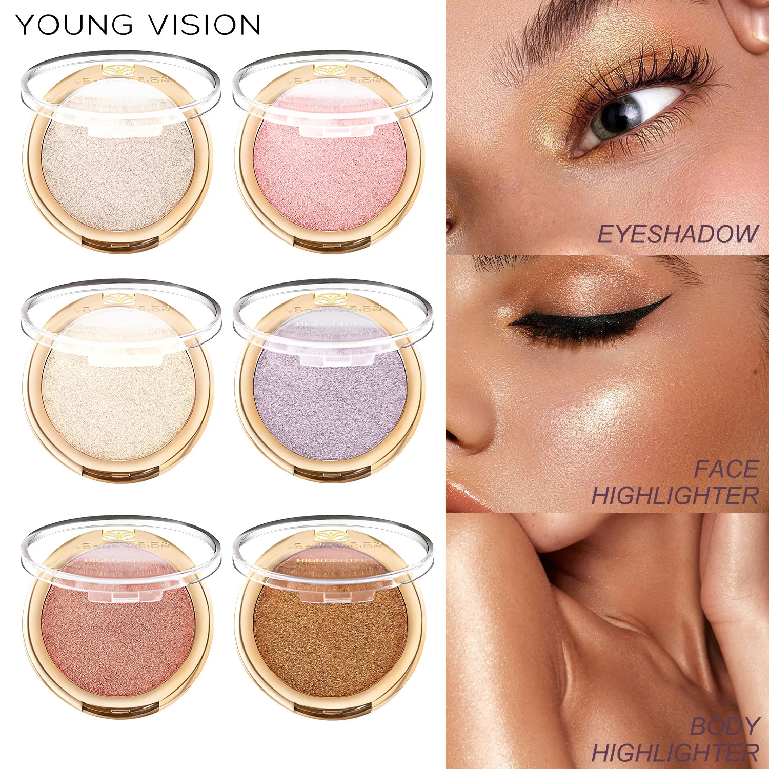 6-Color-Highlight-Powder-Shimmer-Glitter-Brightens-Skin-Tone-Lasting ...