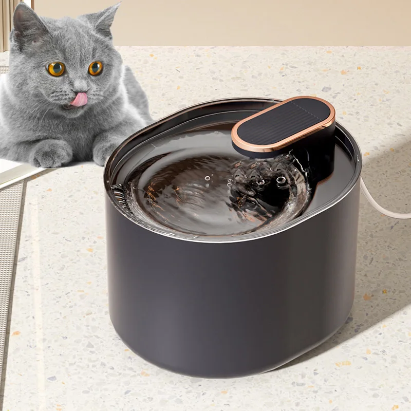 3L Smart Cat Water Fountain Autom Loop Filtering Drinker Auto Power-off ...