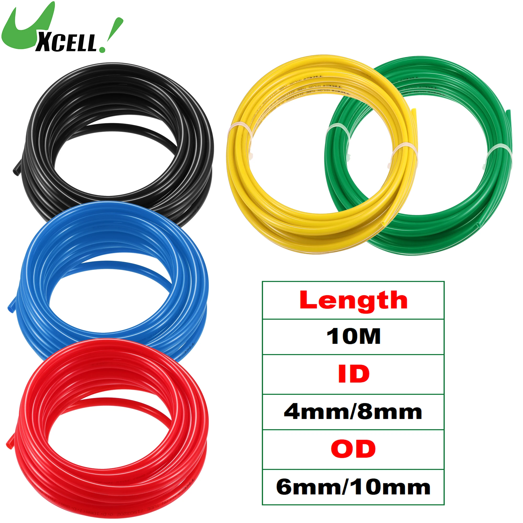 UXCELL-10M-Universal-Oil-Gas-Fuel-Line-Hose-Pneumatic-Air-Tube-Tubing ...