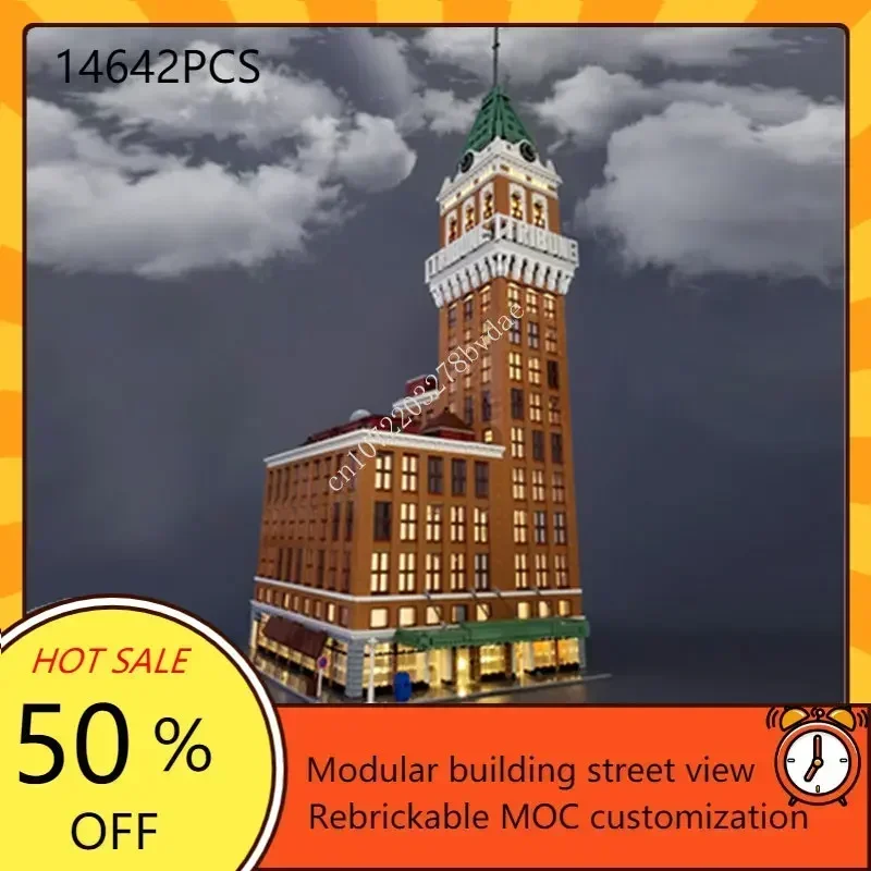 Tower-Skyscraper-Modular-MOC-Creative-street-view-Model-Building-Blocks ...