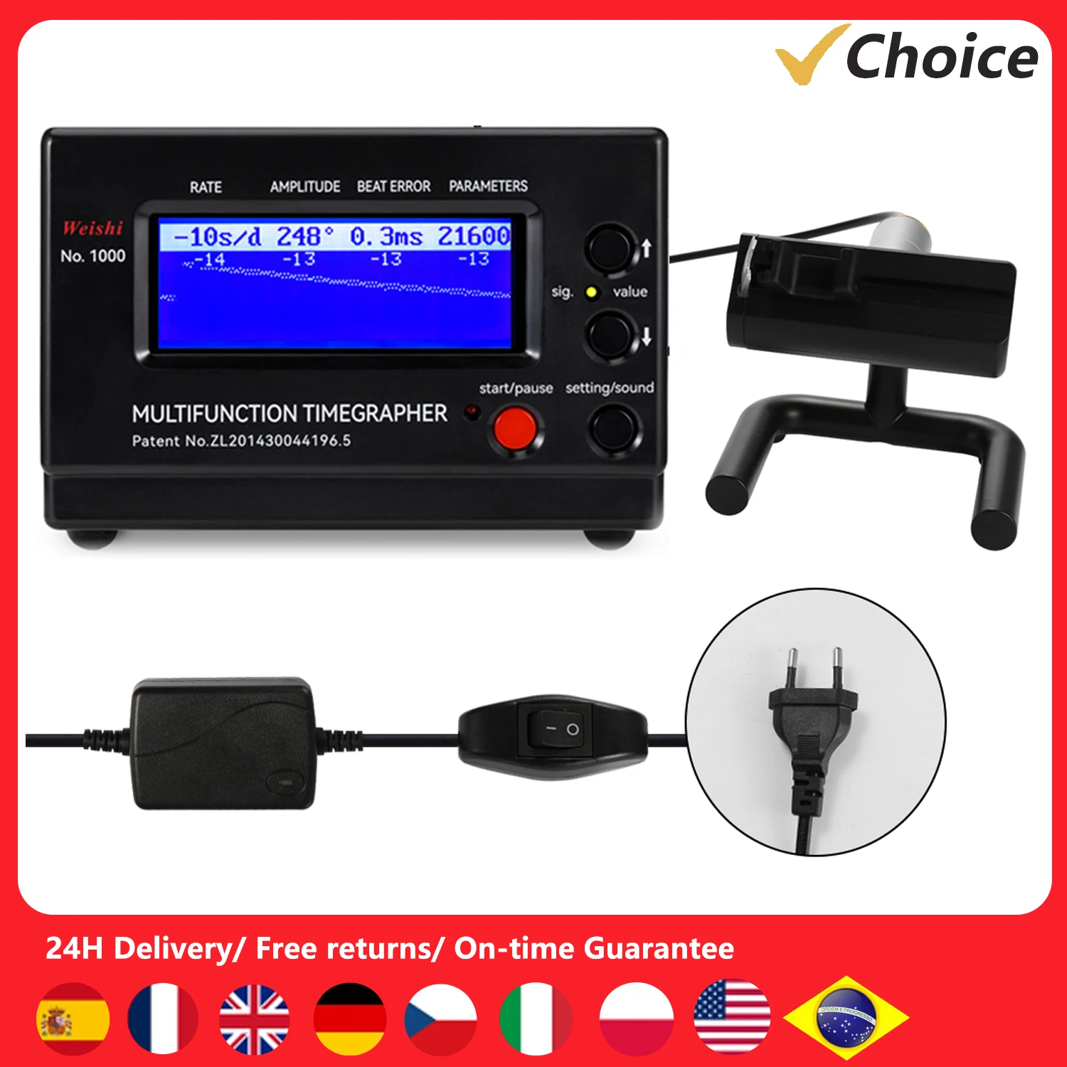 PC-Housing-Multifunctional-Professional-Timing-Timegrapher-Mechanical ...