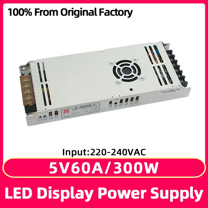 A-300AB-5-Full-Color-LED-Panel-Video-Wall-5V60A-Power-LED-Display ...