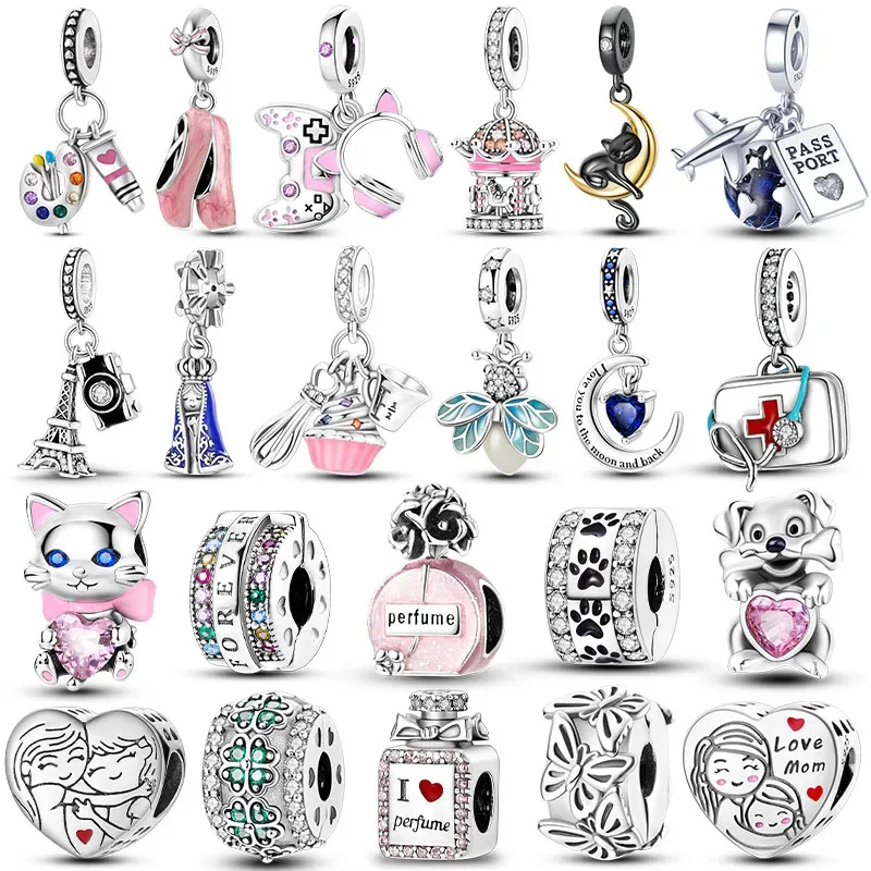 Hot-Sale-925-Silver-Charms-Beads-Fit-Original-Pandora-Bracelet-Making ...