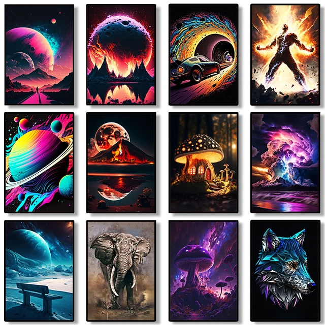 Arte De Fantasía Espacial