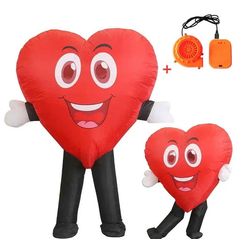 Wedding-Party-Supply-Happy-Red-Love-Heart-Smiling-Props-Inflatable-Love ...