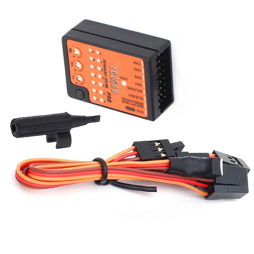 RC TGZ580 3-Axis Gyro FBL Altitude Control Smart Flight System For RC ...