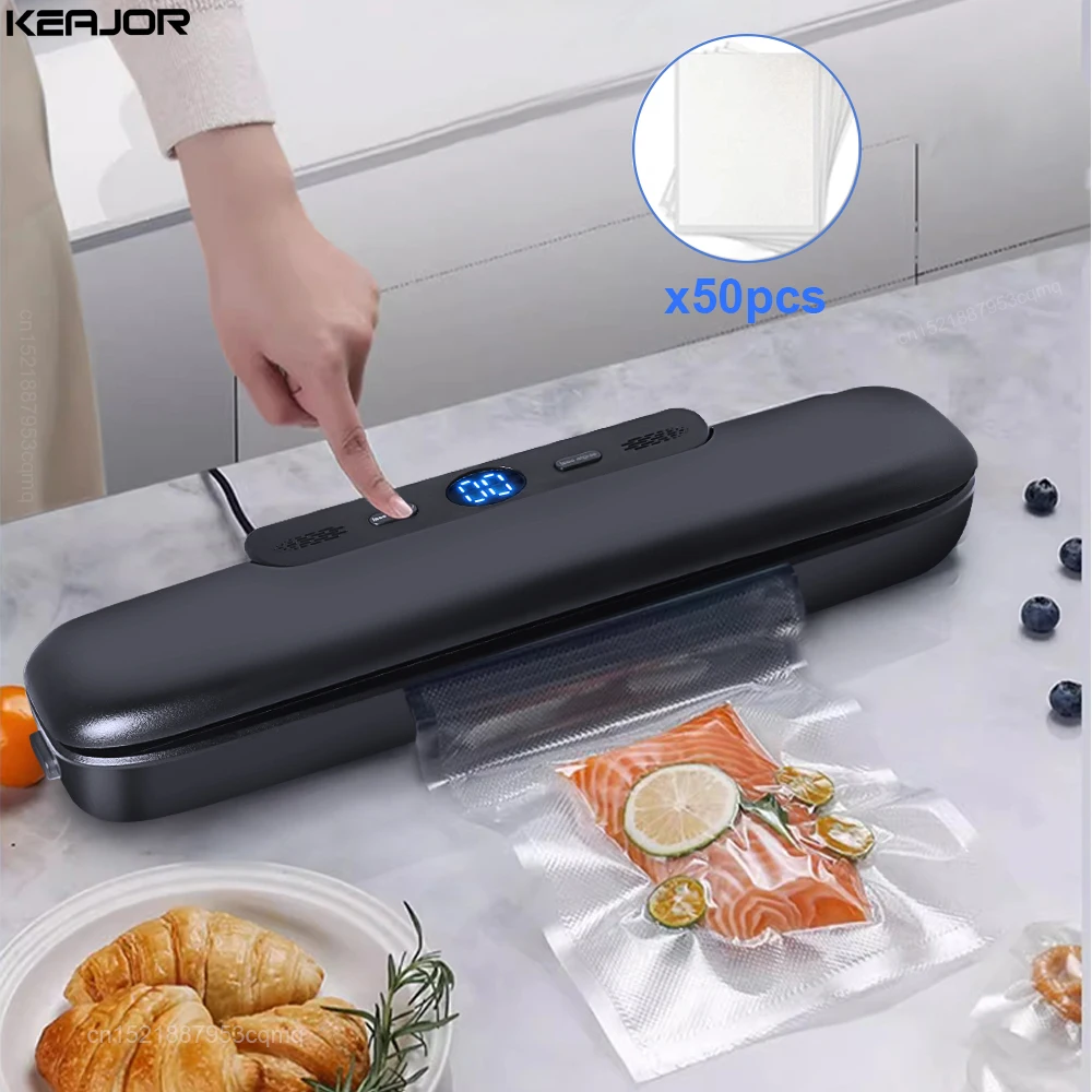 Vacuum-Sealer-Food-Vacuum-Packaging-Machine-220V-Automatic-Household ...
