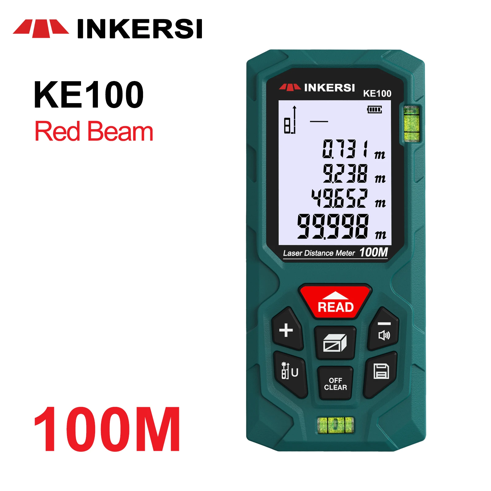INKERSI Laser Distance Meter Digital Rangefinder 120m 100m 70m 50m ...