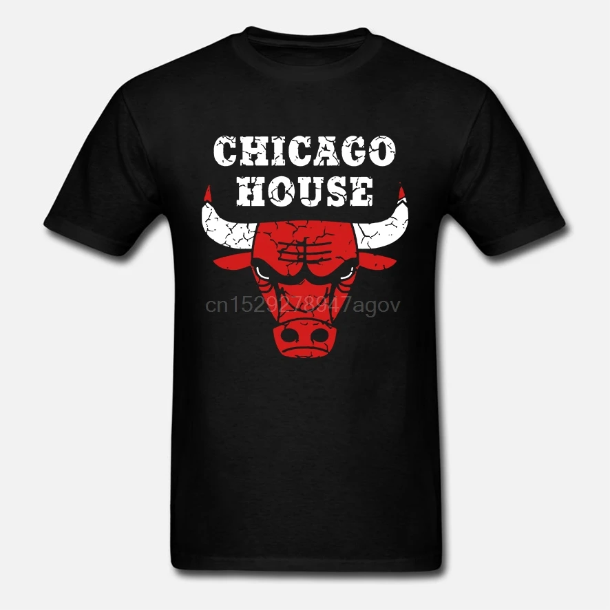 Chicago-House-T-Shirt-Vintage-Bulls-Style-Frankie-Articulations-Techno ...