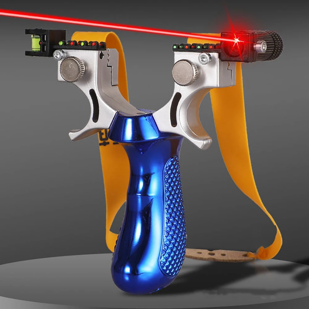 High Precision Slingshot With Laser&spirit Level Fast Press Bow ...