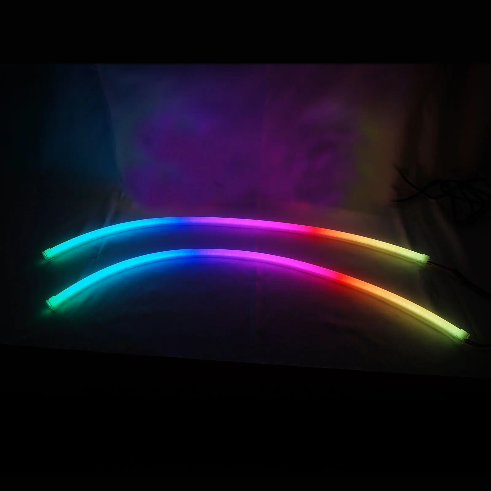 Rgb Color-chasing Revolving Dynamic Angel Eyes Turn Signals Light ...