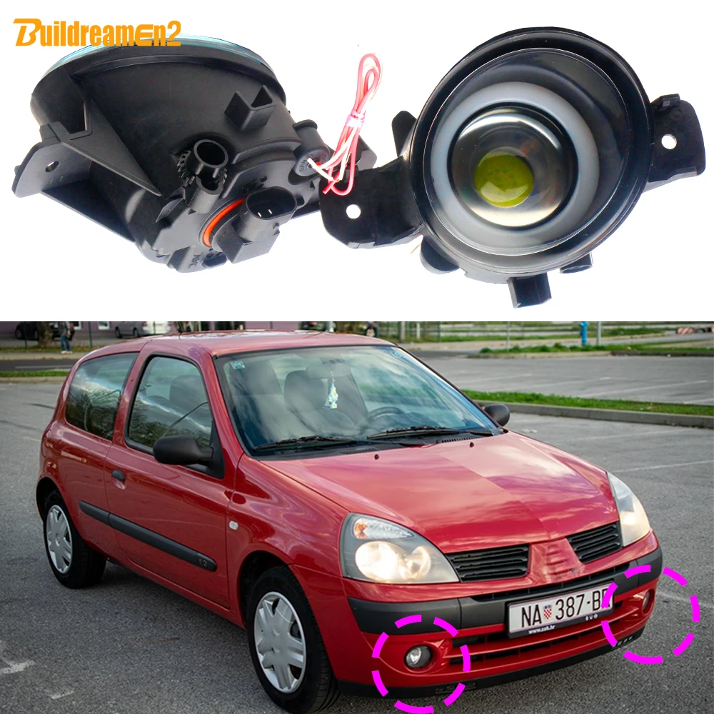 Luz-LED-antiniebla-externa-para-coche-luz-diurna-de-ojo-de-ngel-DRL ...
