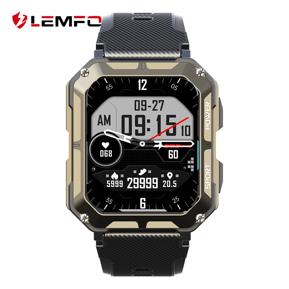 LEMFO C20Pro 스마트워치 한글지원 2023 smartwatch men 스마트 시계 IP68 방수 한국어지원 스마트워치 ...
