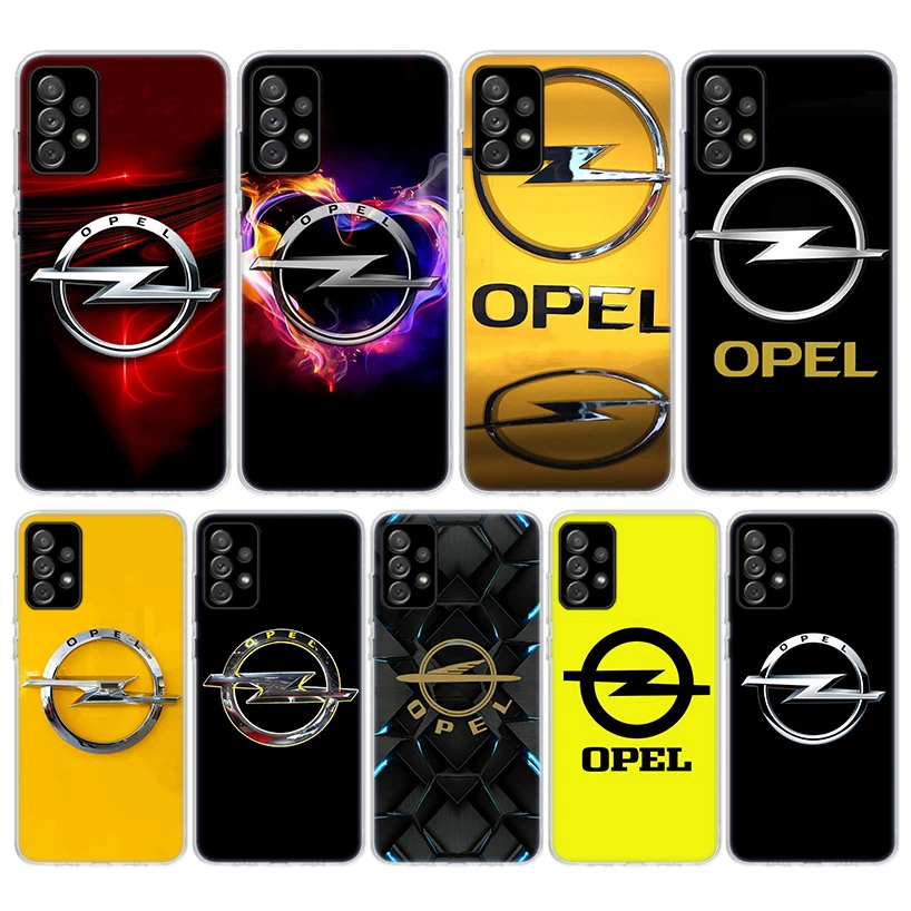 Opel-Logo-Car-Soft-Phone-Case-For-Samsung-Galaxy-A14-A13-A12-A15-A54 ...