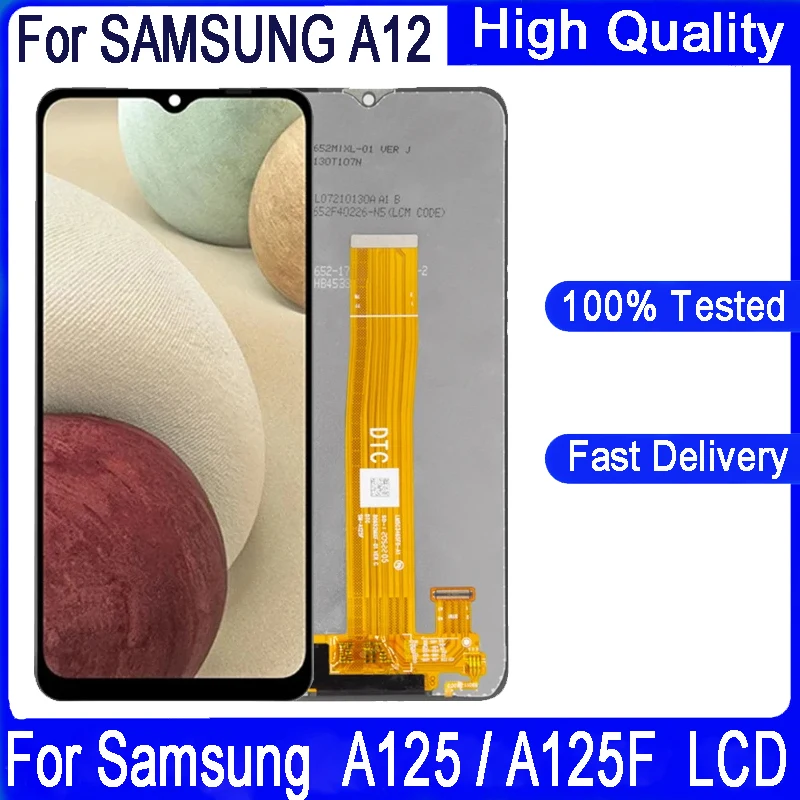 6-5-High-quality-LCD-For-Samsung-A125-A125F-LCD-Display-With-Frame-SM ...
