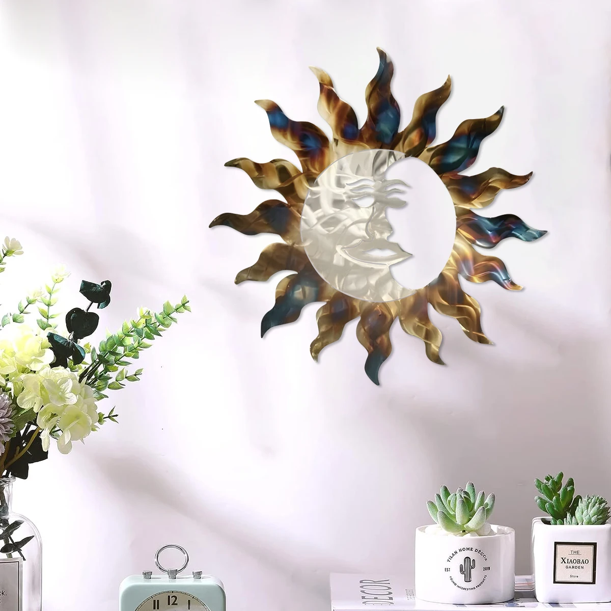 Decoraci-n-de-pared-de-Sol-de-Metal-letrero-de-arte-placas-de-pared ...